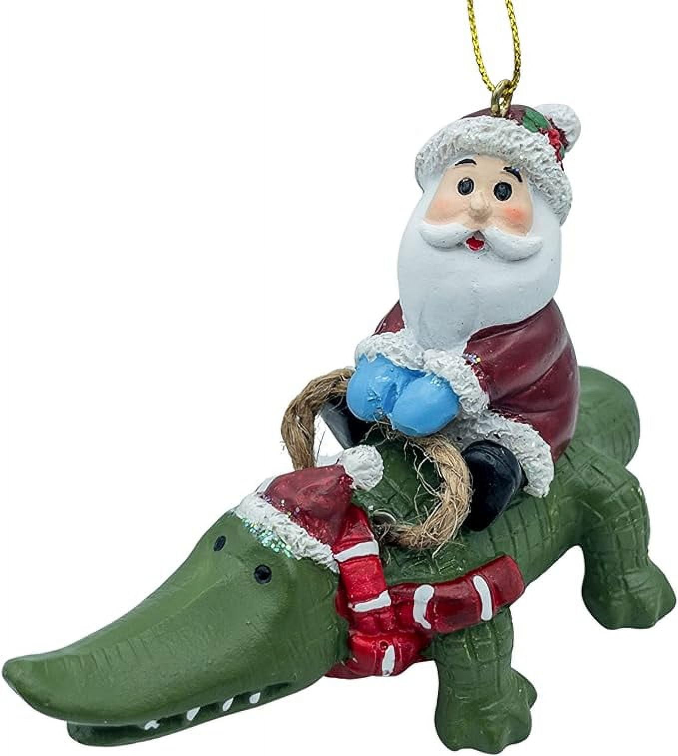 Christmas Alligator Decoration