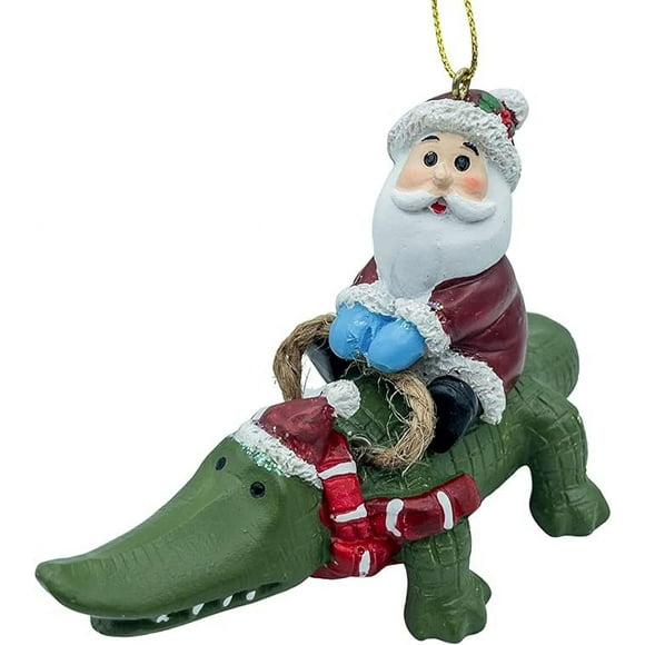 Christmas Alligator Decoration
