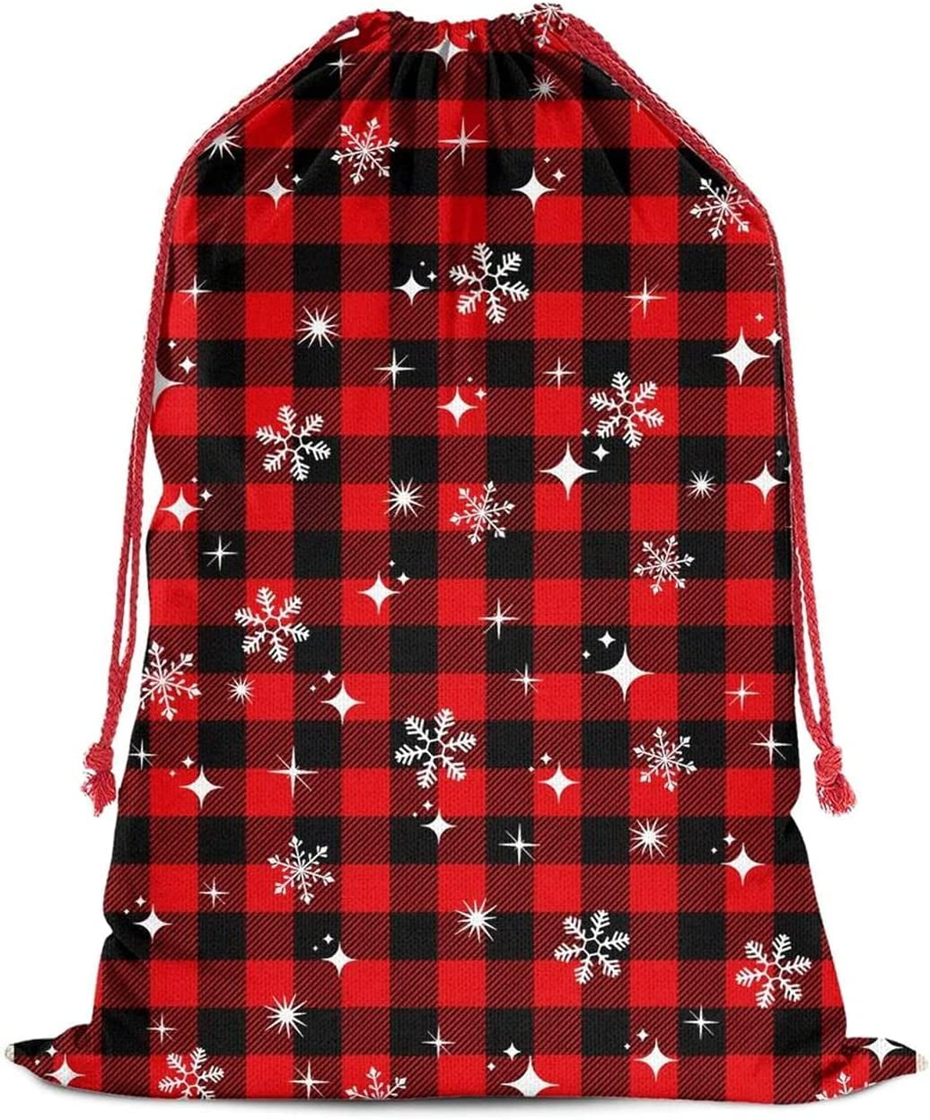 Santa Sacks Christmas Sack for Kids Gift Large Linen Santa Bag with ...