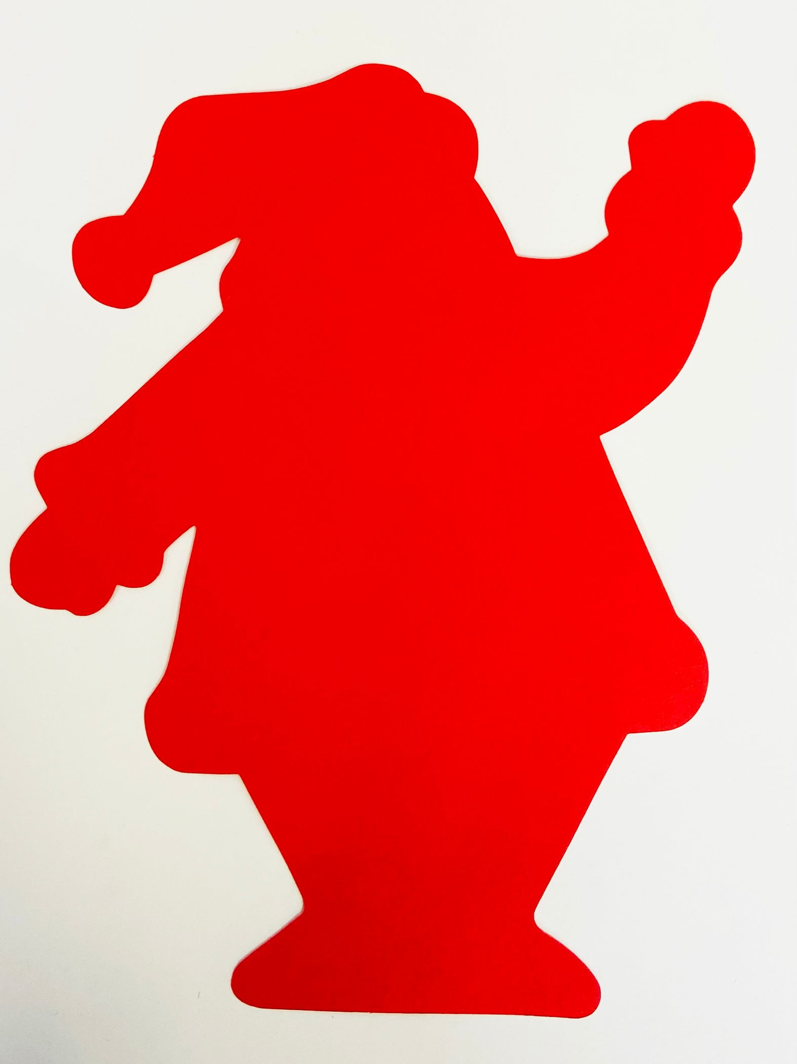 SHAPES ETC. Santa Single Color Super Cut-Outs- 8” x 10” - Walmart.com