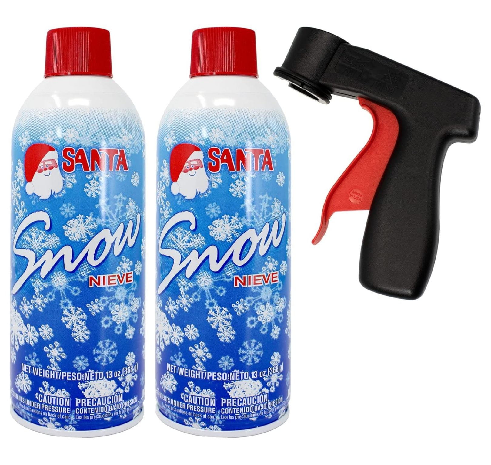Santa Snow Nieve(13oz) Artificial Powder Snow Spray Christmas Tree ...