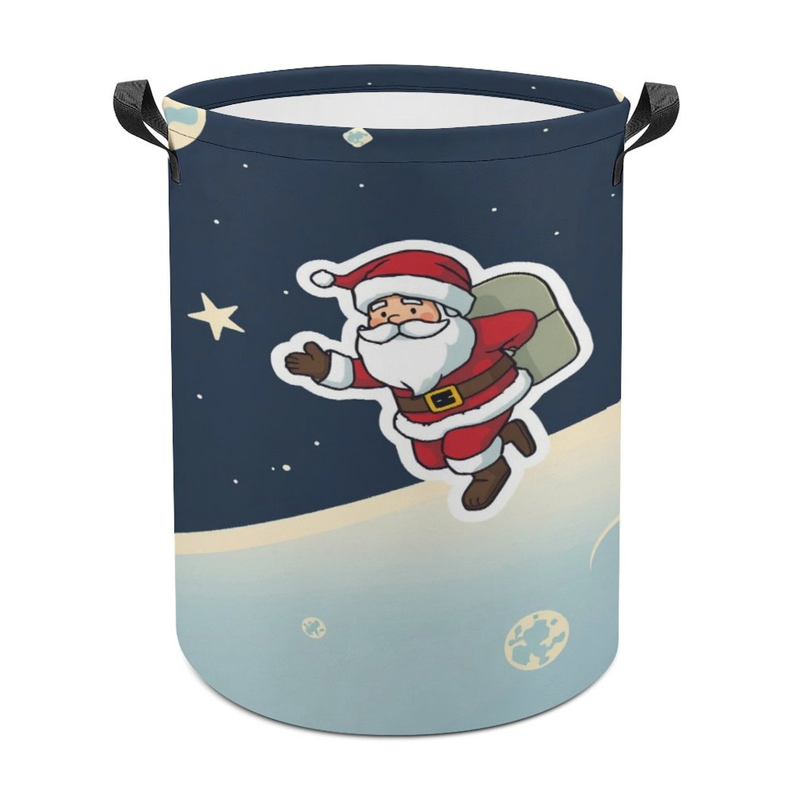 Santa Space Flight Waterproof Storage Bag Household Dirty Laundry ...