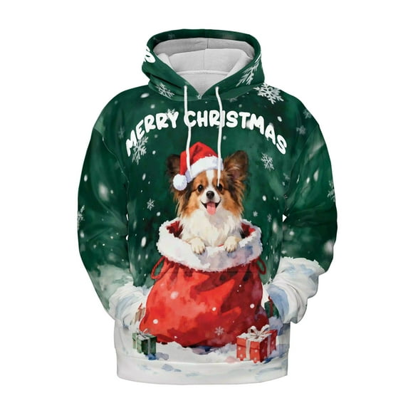 Santa Surprise Gift Papillon Merry Cheerful Christmas All Over Print 3D ...