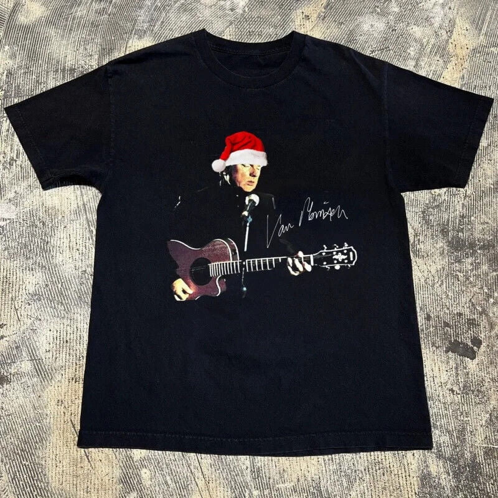 Santa Van Morrison Live in 2000 Short Sleeve Cotton All Size Shirt ...