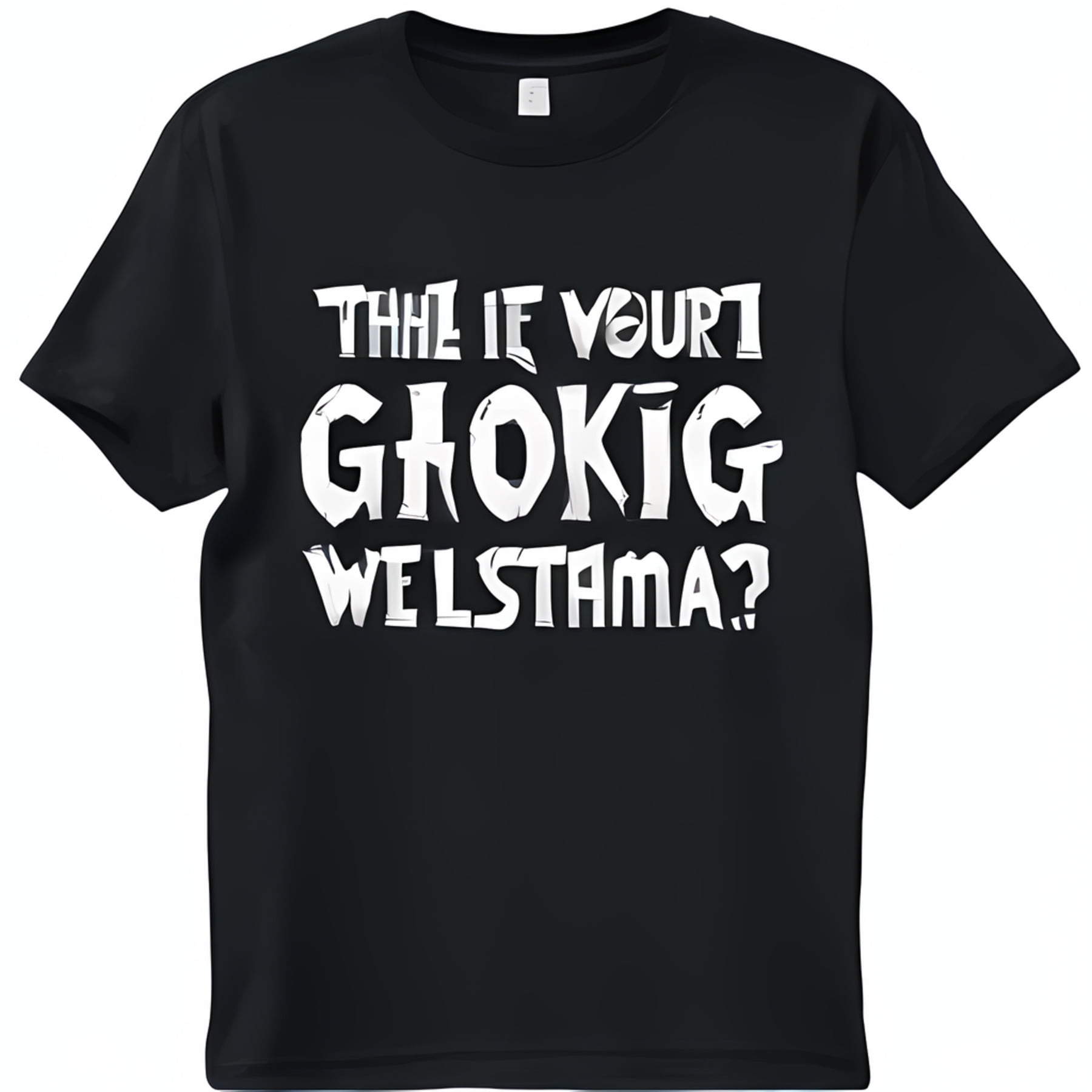 Santa approved Black T-Shirt featuring a humorous Design with 'IT ...