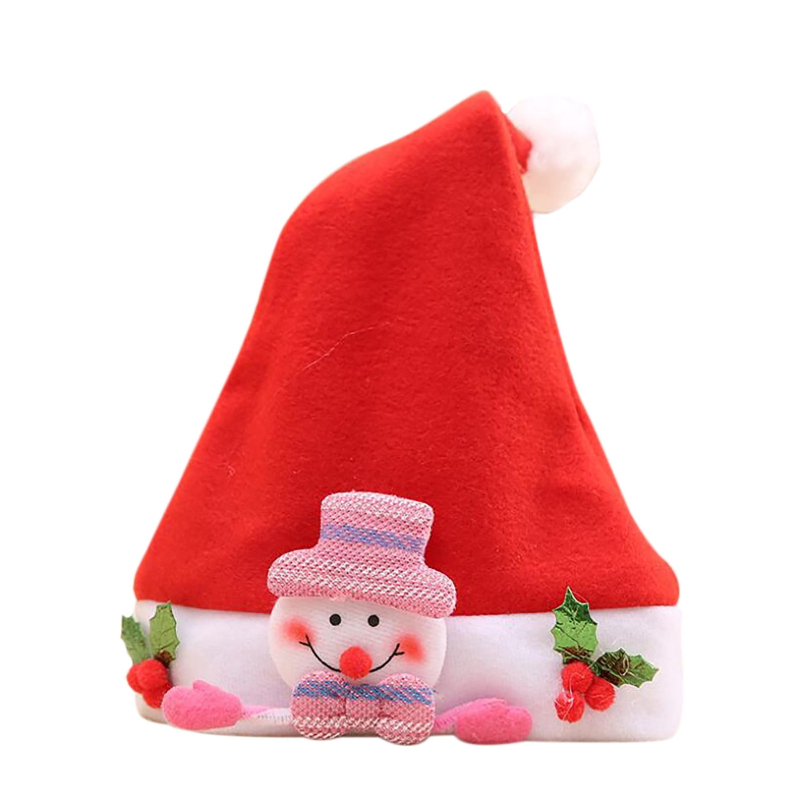 Santa hats Kids Christmas Santa Hat With Hands Cute Cartoon Design ...