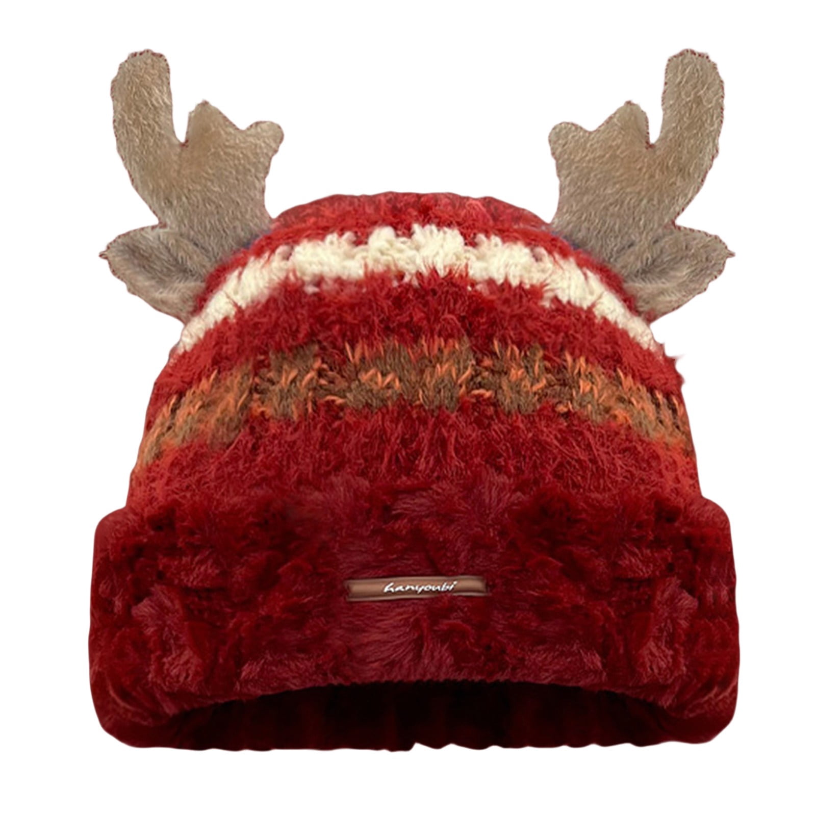 Santa hats Women's Christmas Themed Woolen Hat With Featuring A Warm ...
