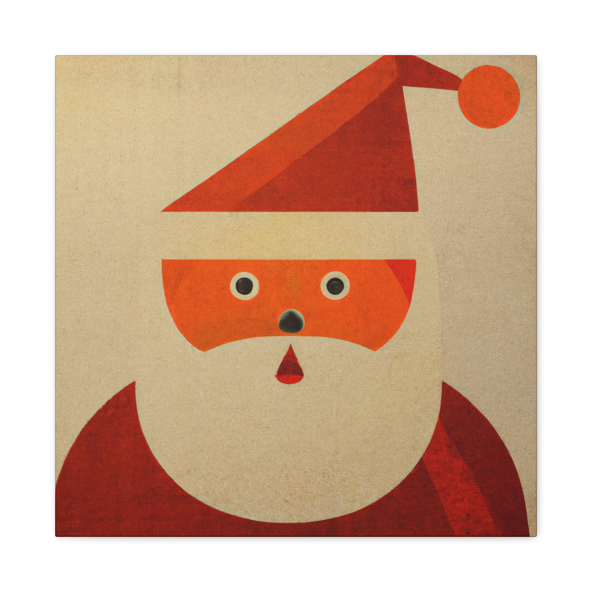 Santa in Art Deco - Canvas - Walmart.com