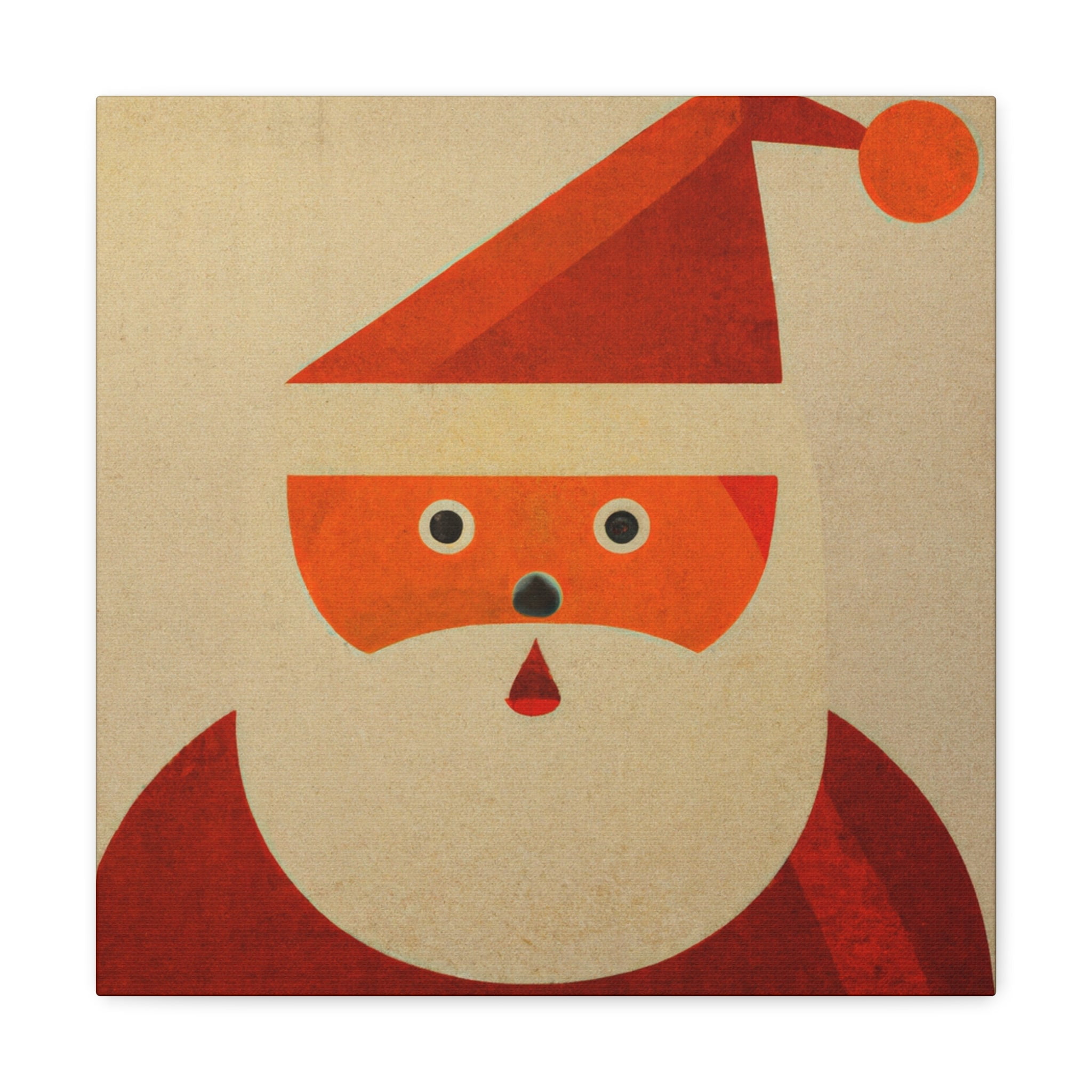 Santa in Art Deco - Canvas - Walmart.com