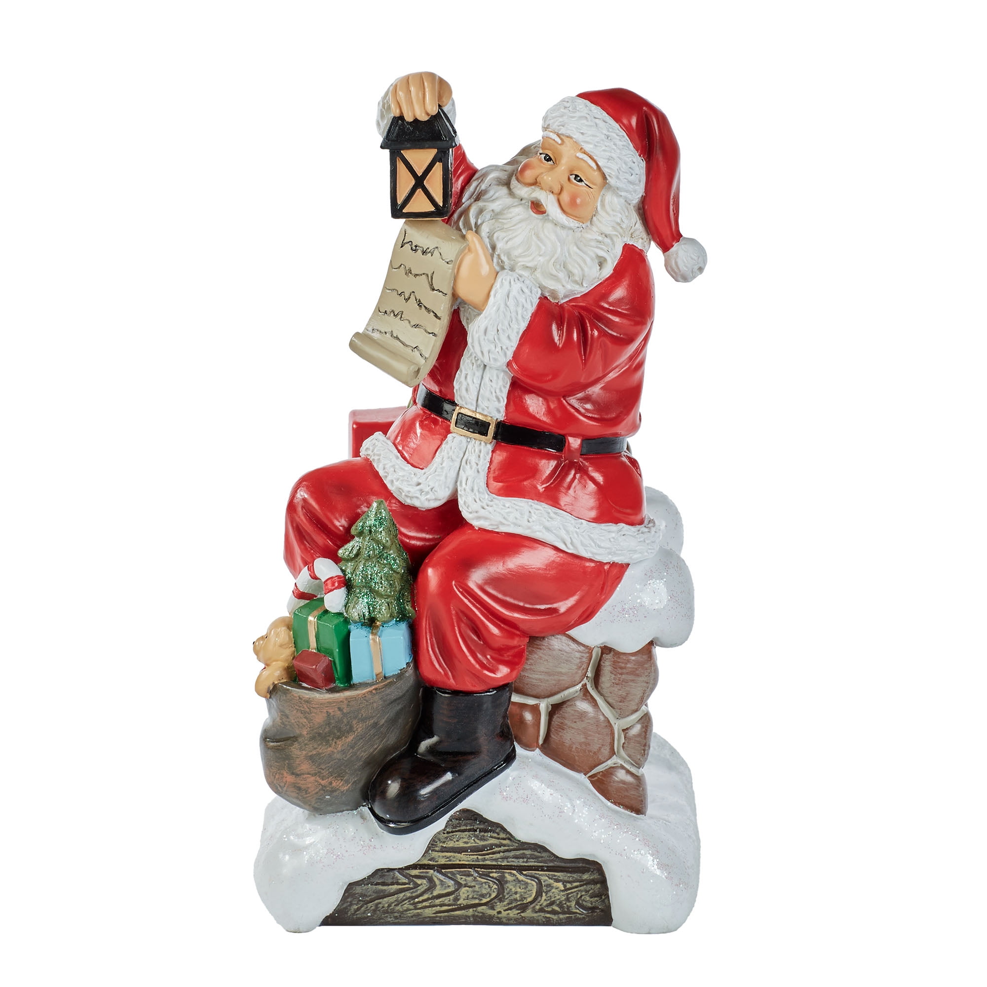 Santa's Checklist Dual-Sided Holiday Napkin Holder for Your Paper or ...