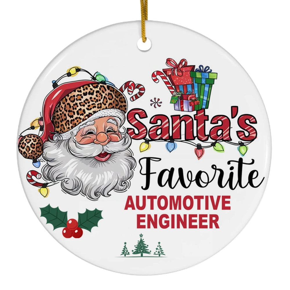 Santa’s Favorite Automotive Engineer Ornament Decoration 2025 ...