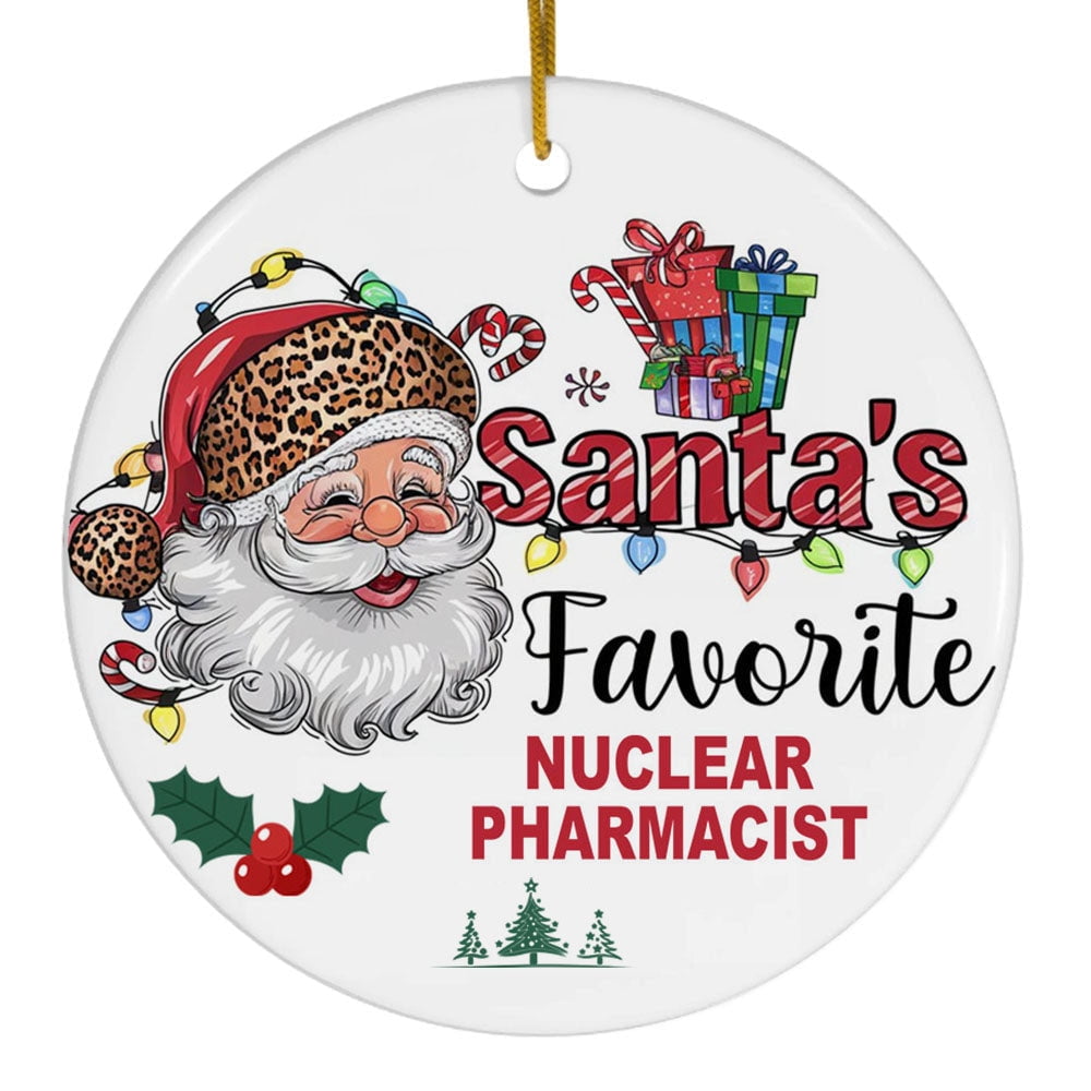 Santa’s Favorite Nuclear Pharmacist Ornament Decoration 2025, Nuclear ...