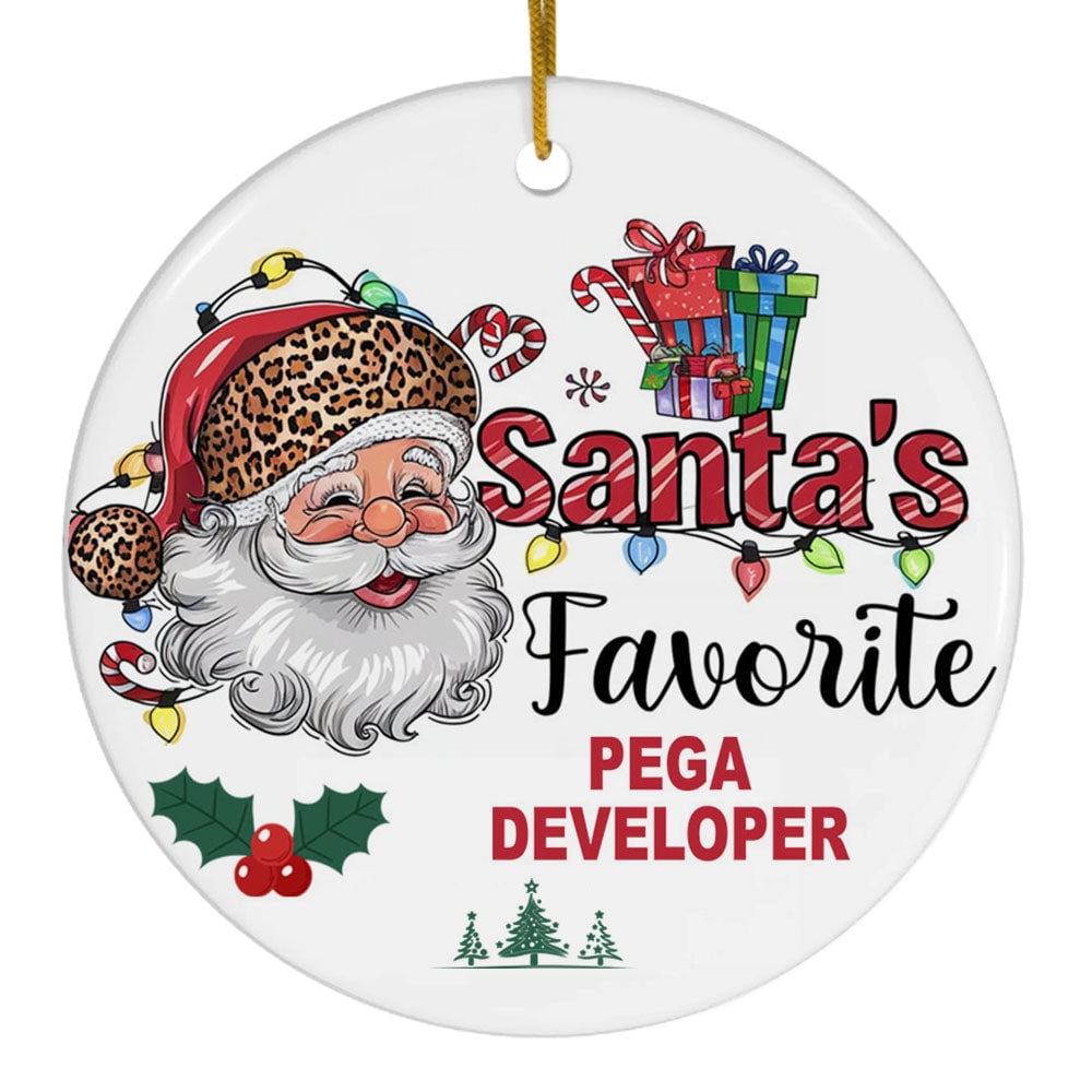 Santa’s Favorite Pega Developer Ornament Decoration 2025, Pega ...