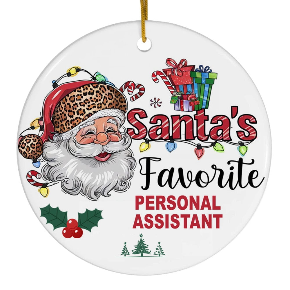Santa’s Favorite Personal Assistant Ornament Decoration 2025, Personal ...