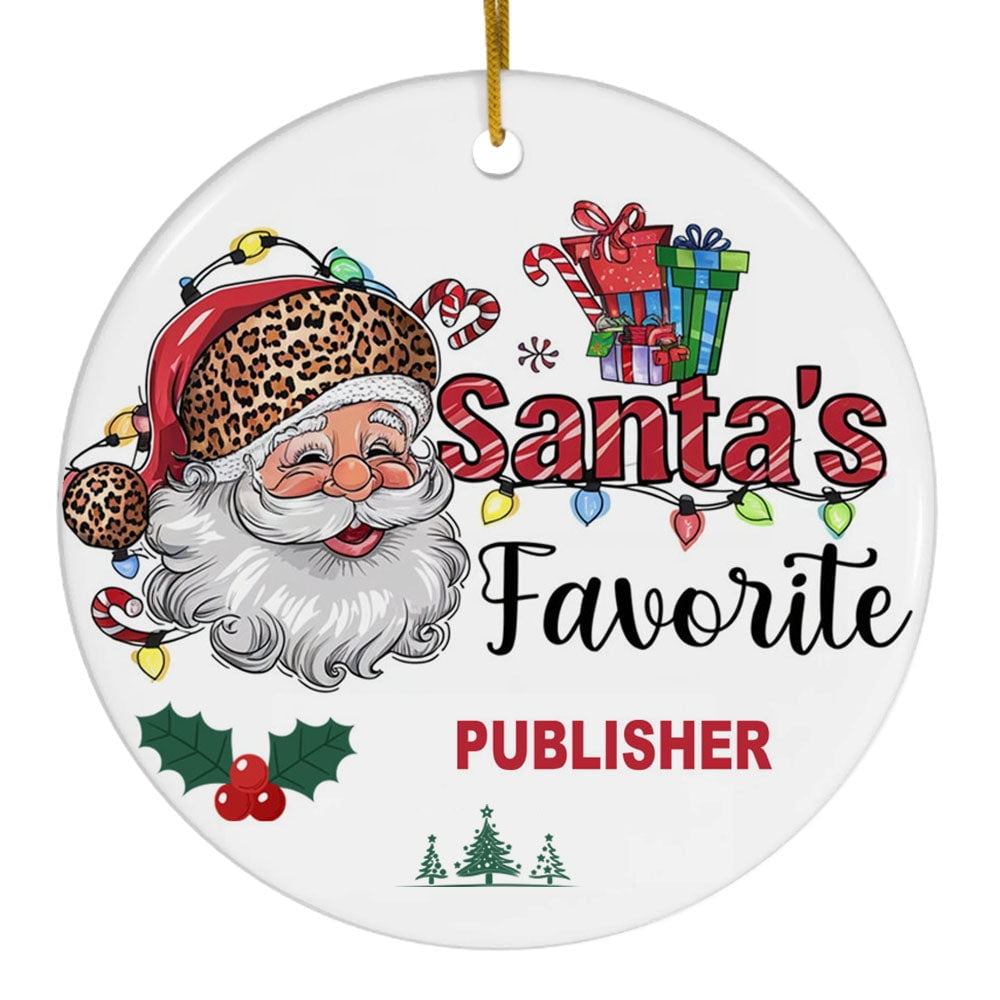 Santa’s Favorite Publisher Ornament Decoration 2025, Publisher ...