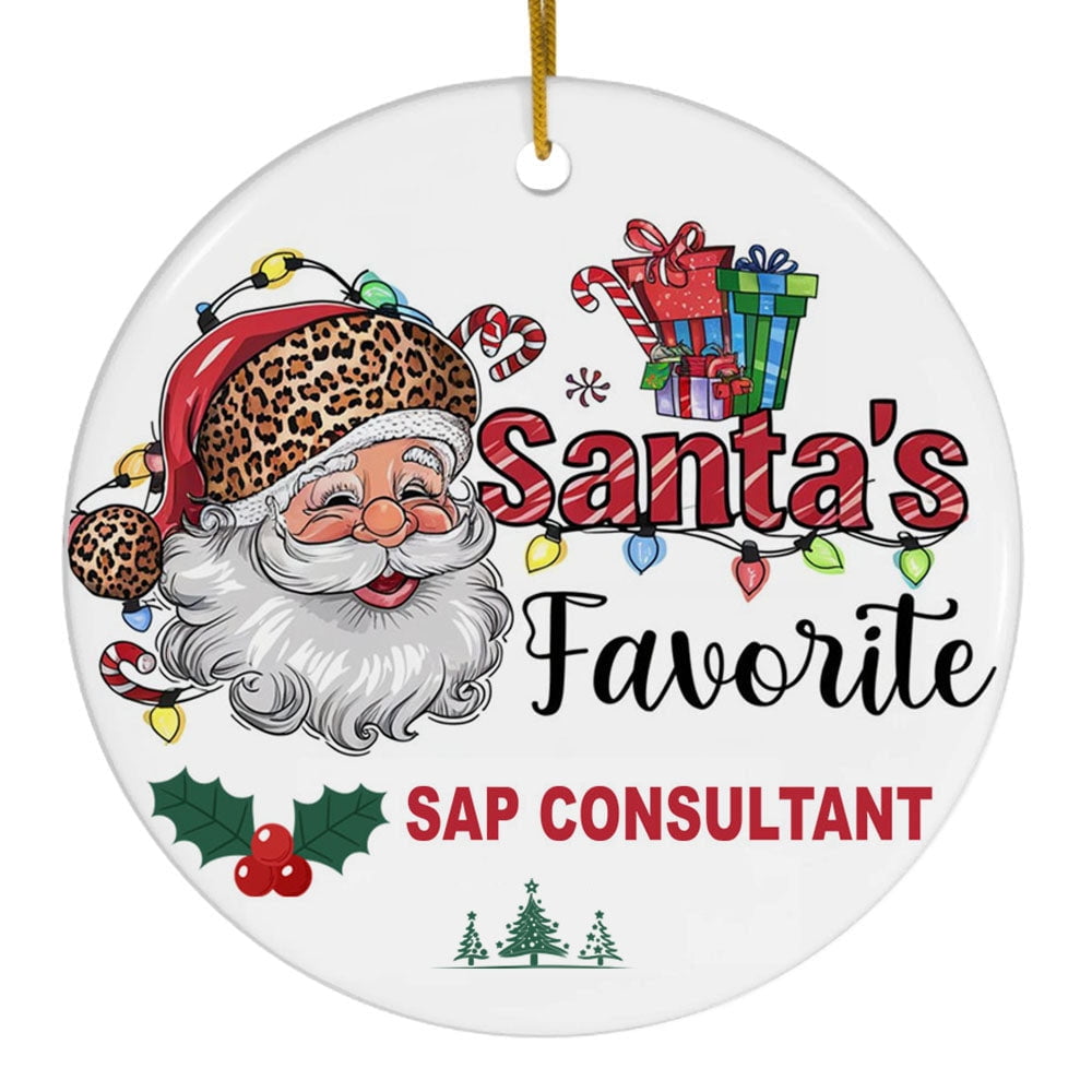 Santa’s Favorite Sap Consultant Ornament Decoration 2025, Sap ...