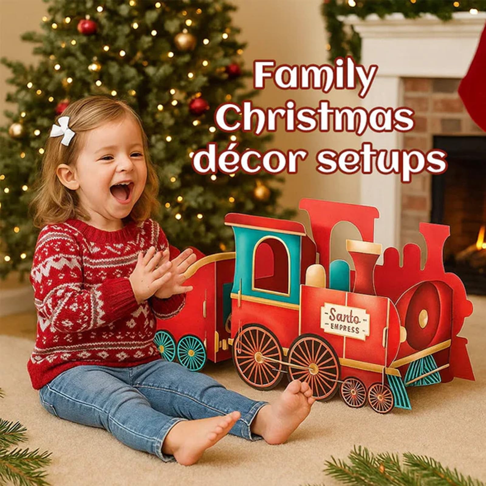 Santa's Gift Train - Deliver Holiday Cheer in Style, Gingerbread ...