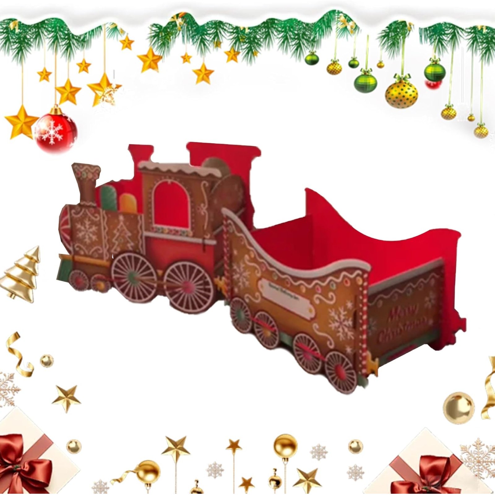 Santa’s Gift Train - Deliver Holiday Cheer in Style, Holiday Decor for ...