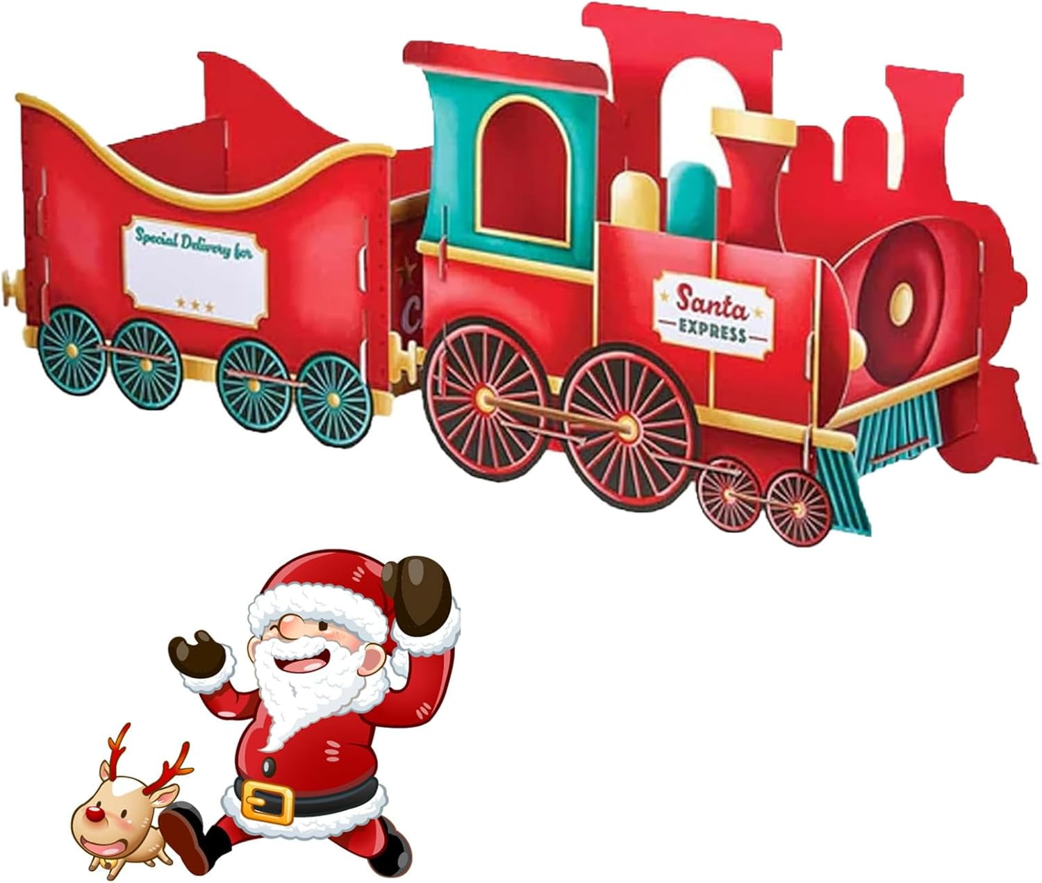 Santa’s Gift Train, Trains, Deliver Holiday Cheer in Style Personalised ...