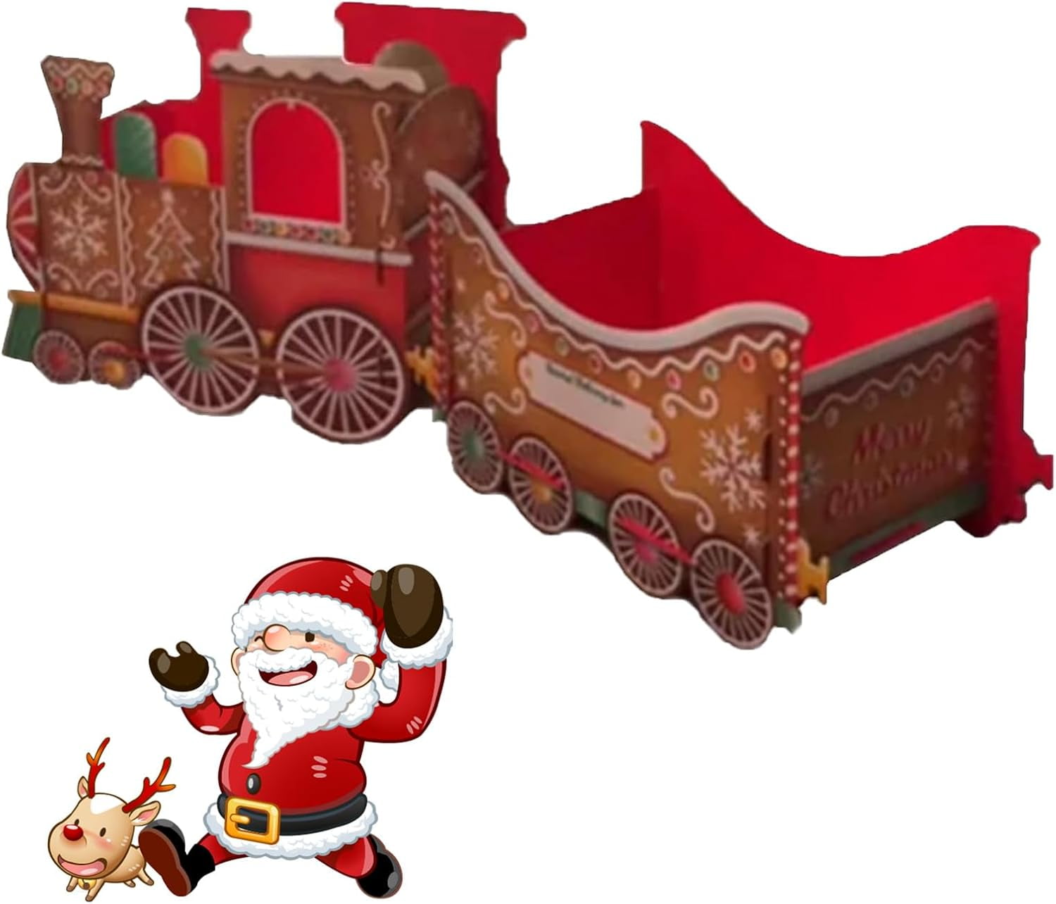 Santa’s Gift Train, Trains, Deliver Holiday Cheer in Style Personalised ...