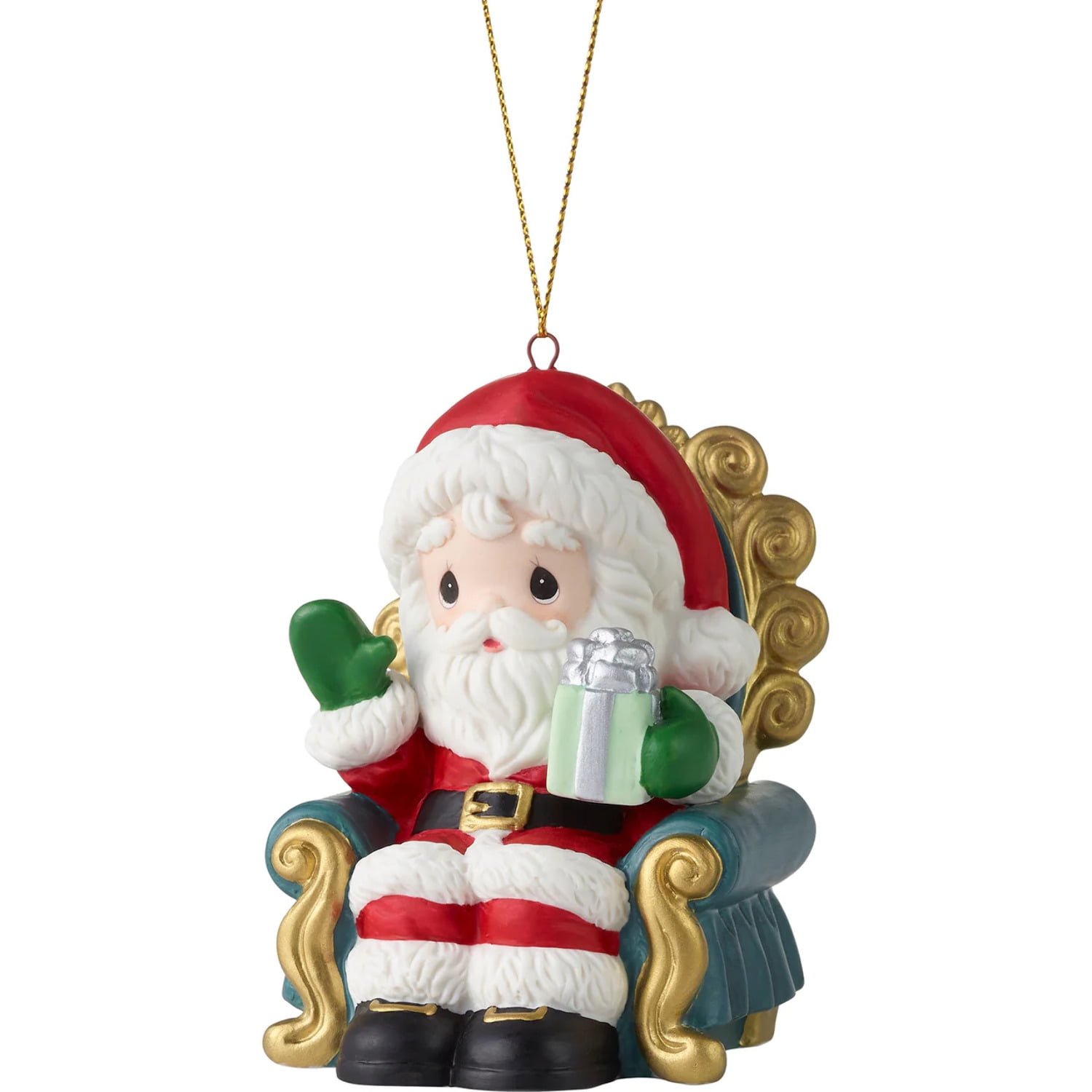 Santa’s Here Bringing Cheer Annual Santa Ornament - Walmart.com