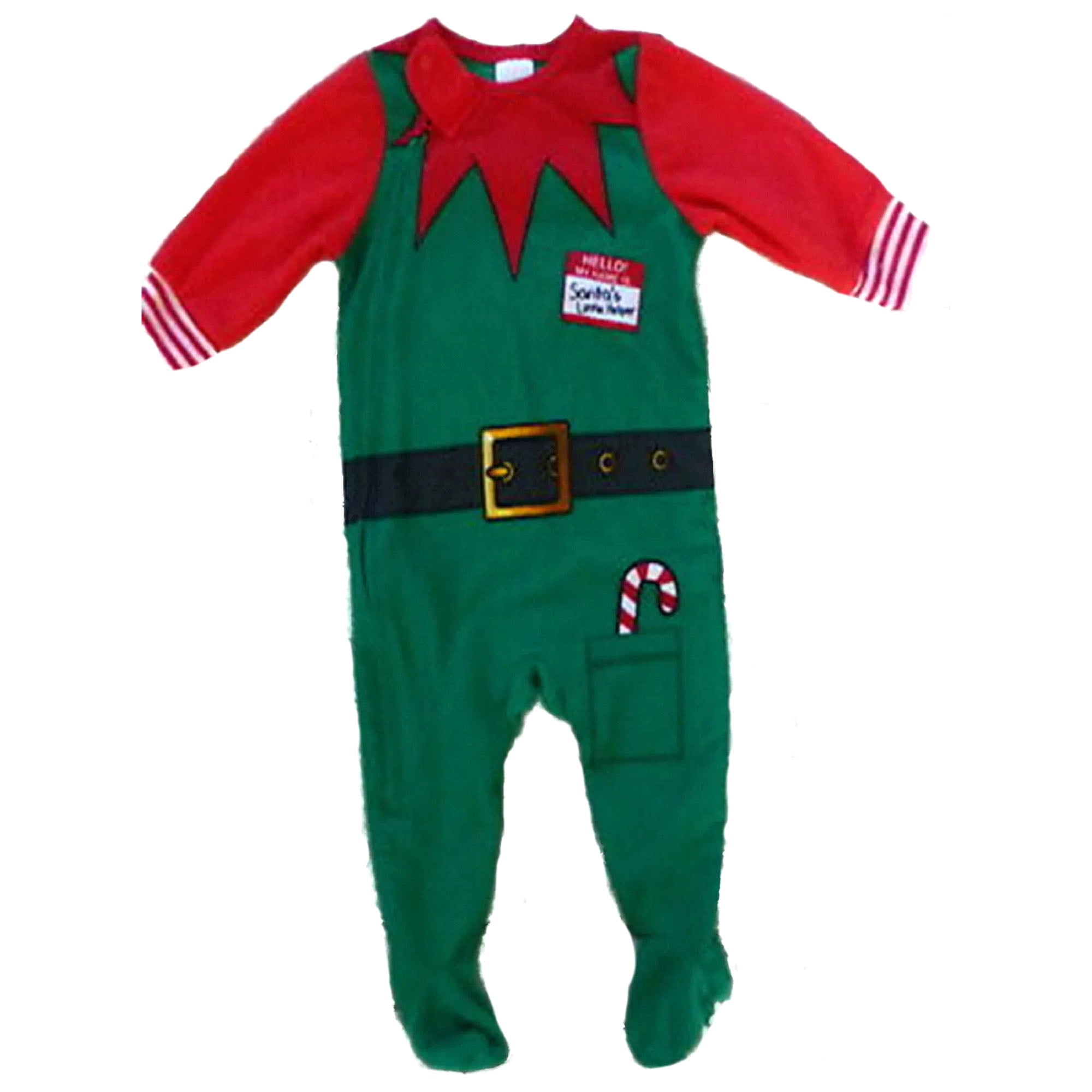 Santa's Little Helper Infant Christmas Footed Sleeper Size 6 Months ...