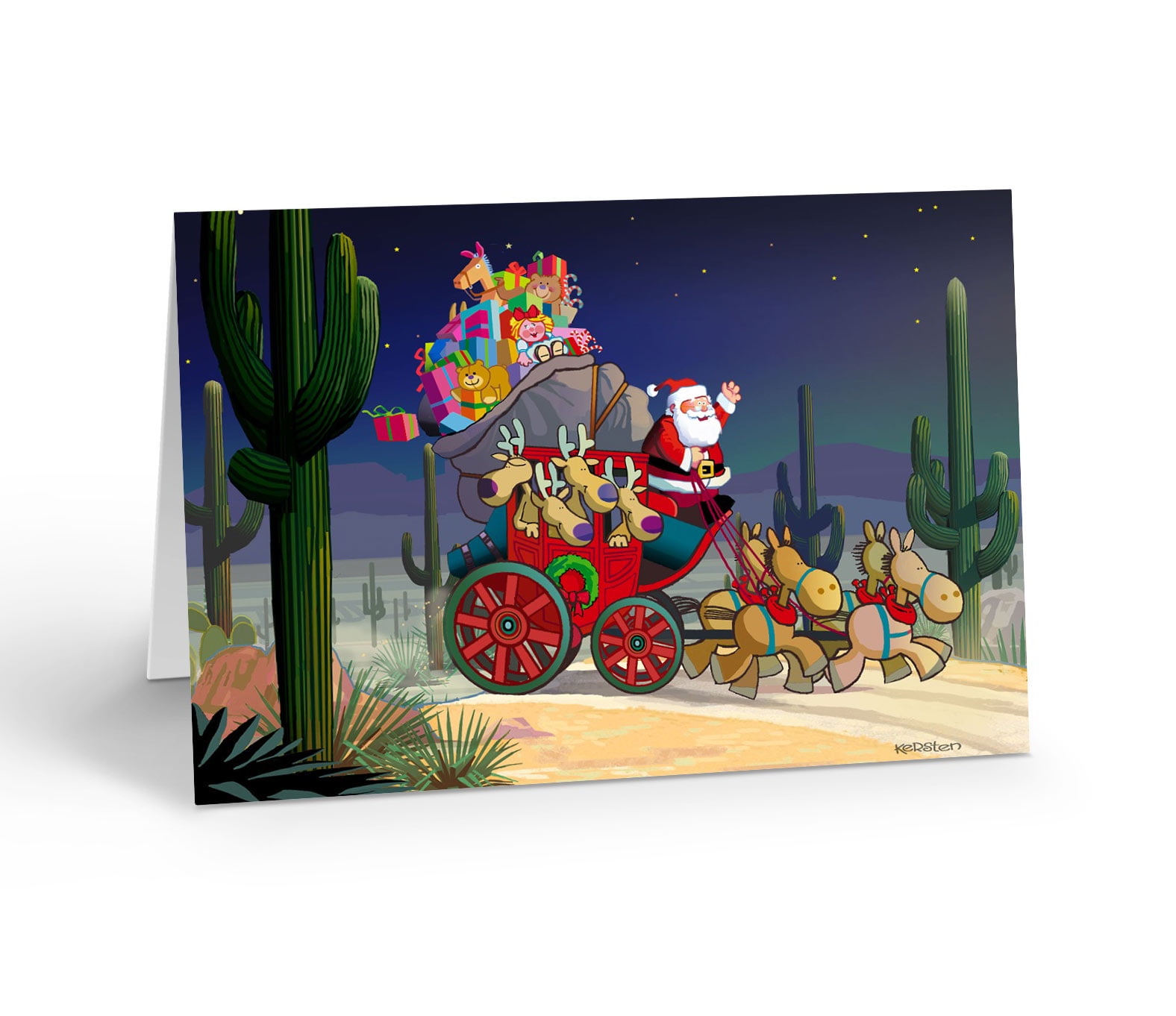 Santa's Wagon and Mules are Delivering Presents in the Desert - 18 ...