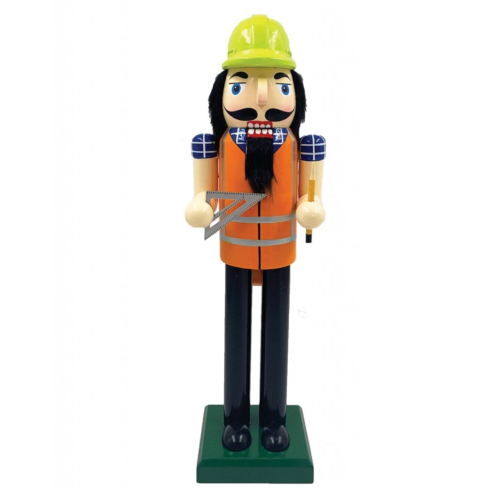 Santa's Workshop Construction Engineer Christmas Nutcracker 14 Inch ...