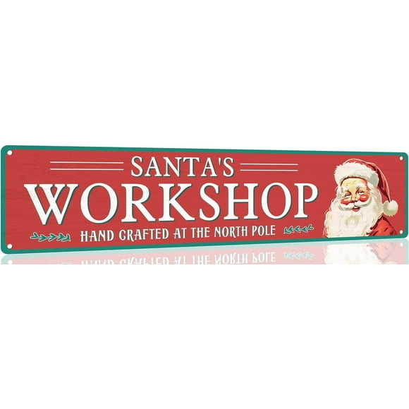 Santas Workshop Sign