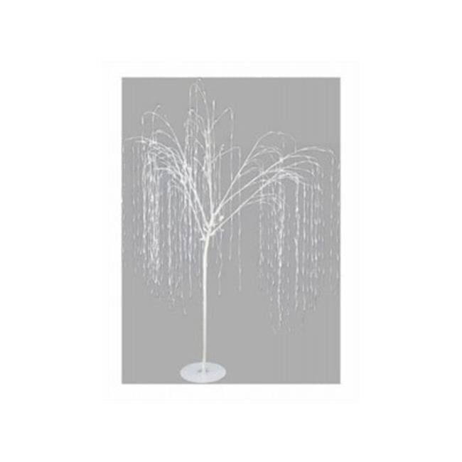 Santas Best 251522 7 ft. Twinkling White Willow 800 White LED Lights ...