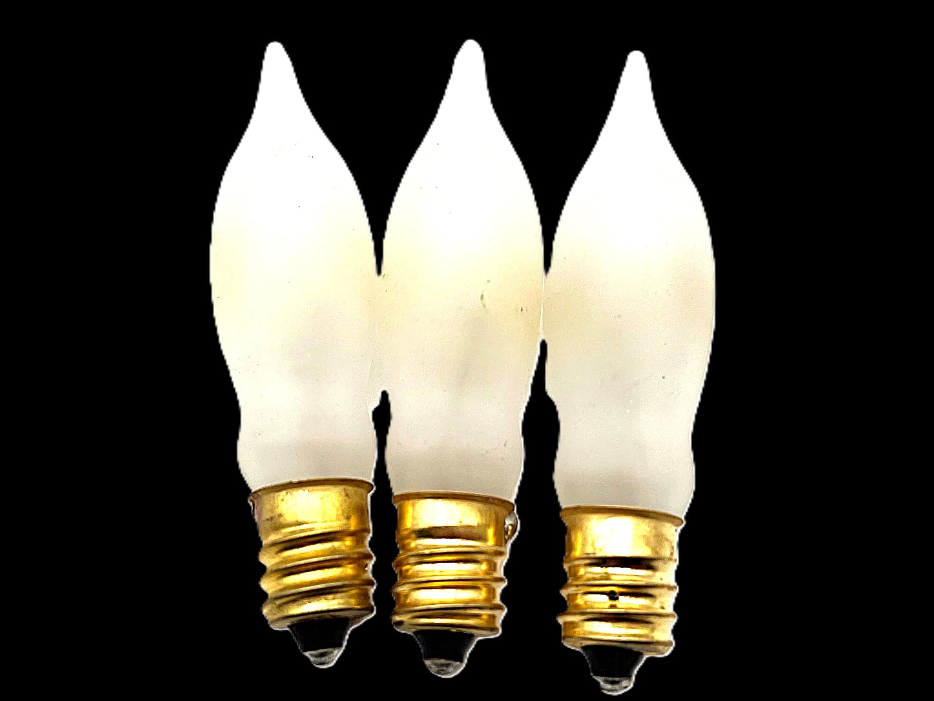 Santas Forest Flame Candle Light Bulbs, Frost - Pack of 3 - Walmart.com