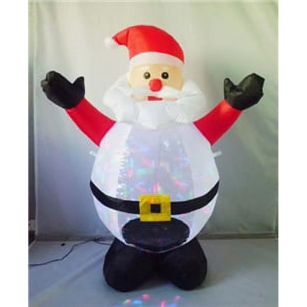 Santas Forest Inflatable Christmas Santa, 4 Ft H - Walmart.com