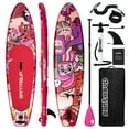 Santasup 10ft Pink Inflatable Paddle Board with Non-Slip Deck, SUP ...