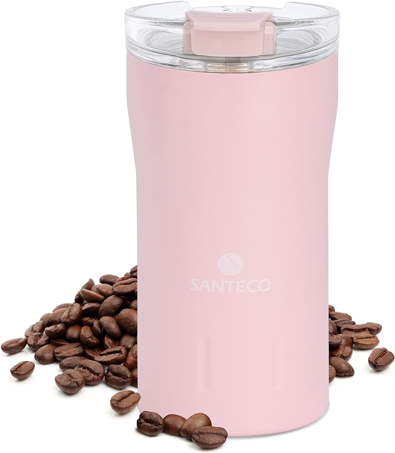 Santeco Insulated Stainless Steel Kariba Travel Coffee Mug 12 fl oz ...