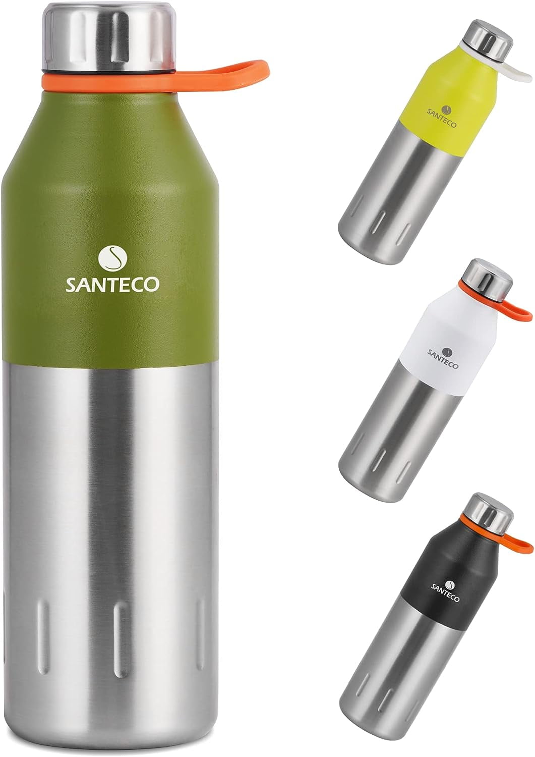 Santeco Stainless Steel Kola Water Bottle 17 fl oz, Green - Walmart.com