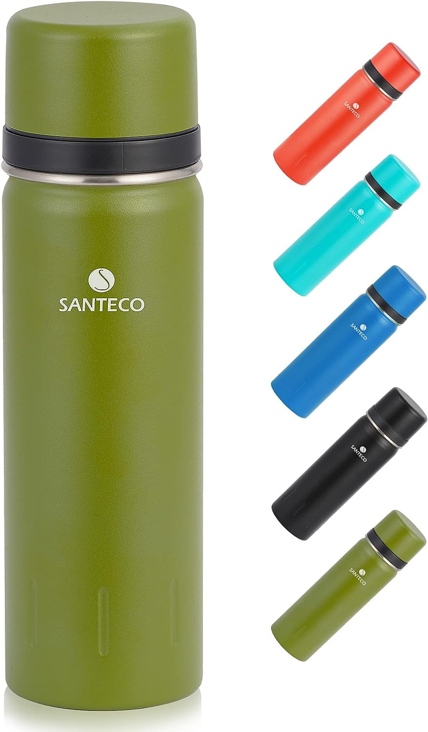 Santeco Stainless Steel kolima Water Bottle 34 fl oz, Green - Walmart.com
