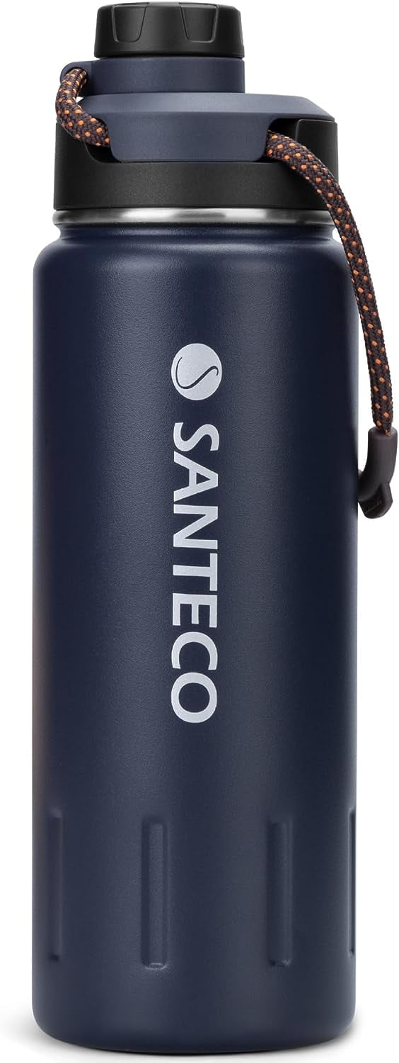 Santeco Stainless Steel ktwo Water Bottle 24 fl oz, Navy - Walmart.com