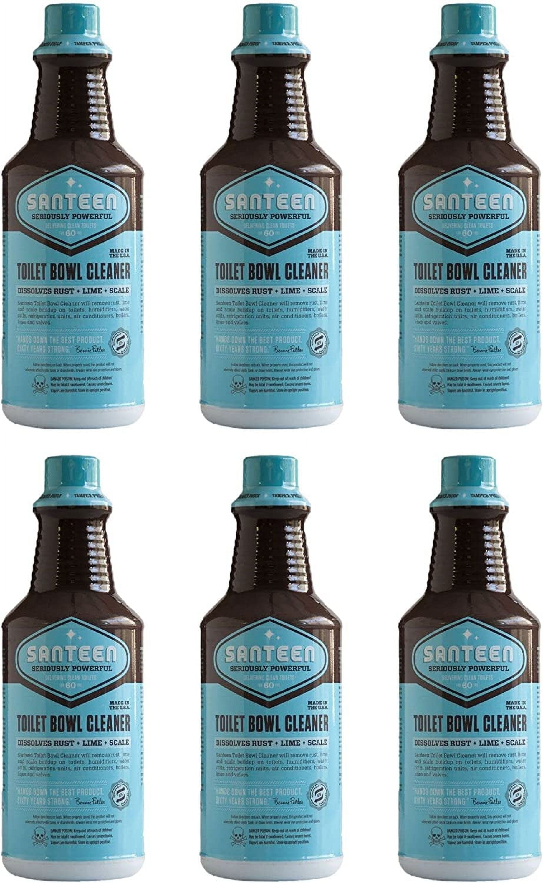 Santeen Rust, Scale & Delimer Remover| 6-pack of 1-quart bottles ...