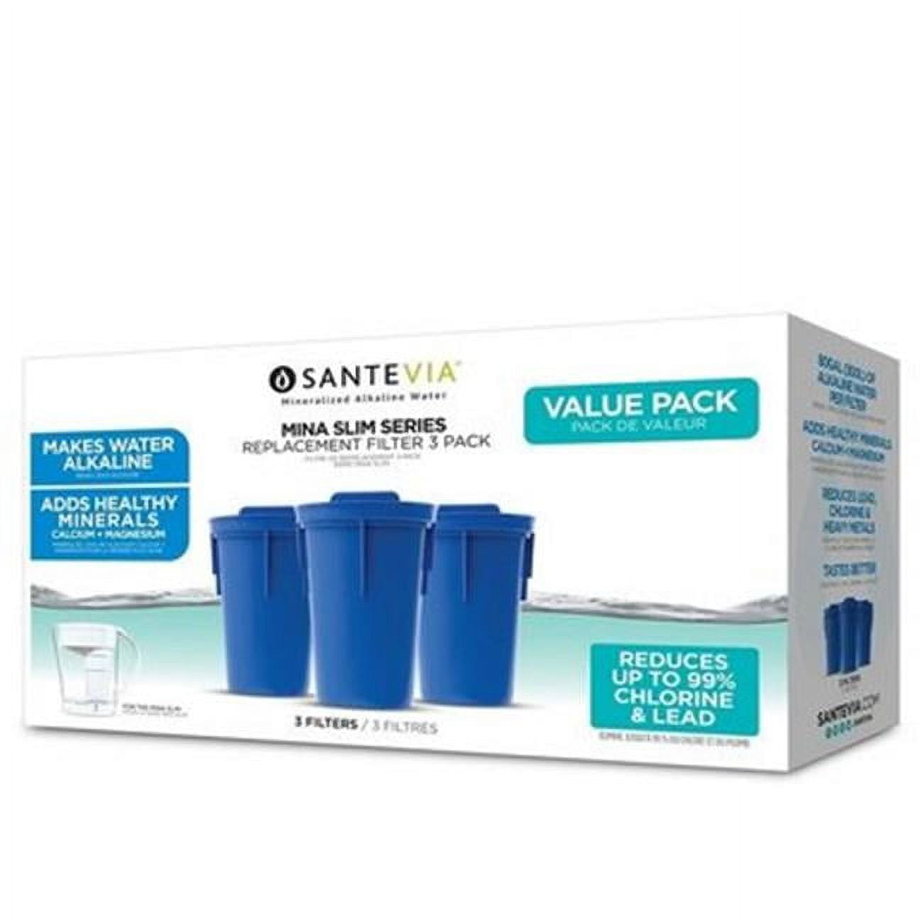 Santevia Water Systems 2381861 Value Pack Alkaline Pitcher - 3 Count ...