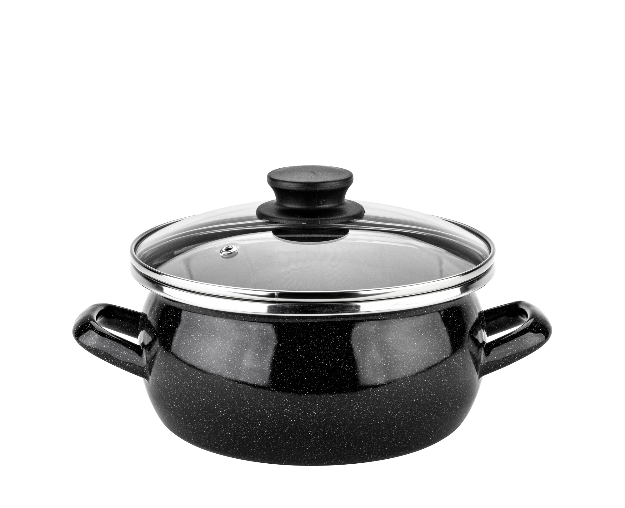 Santex ES2425112-MR2 Cooking pot 2.5L "Marble-2", Enameled Steel, With ...
