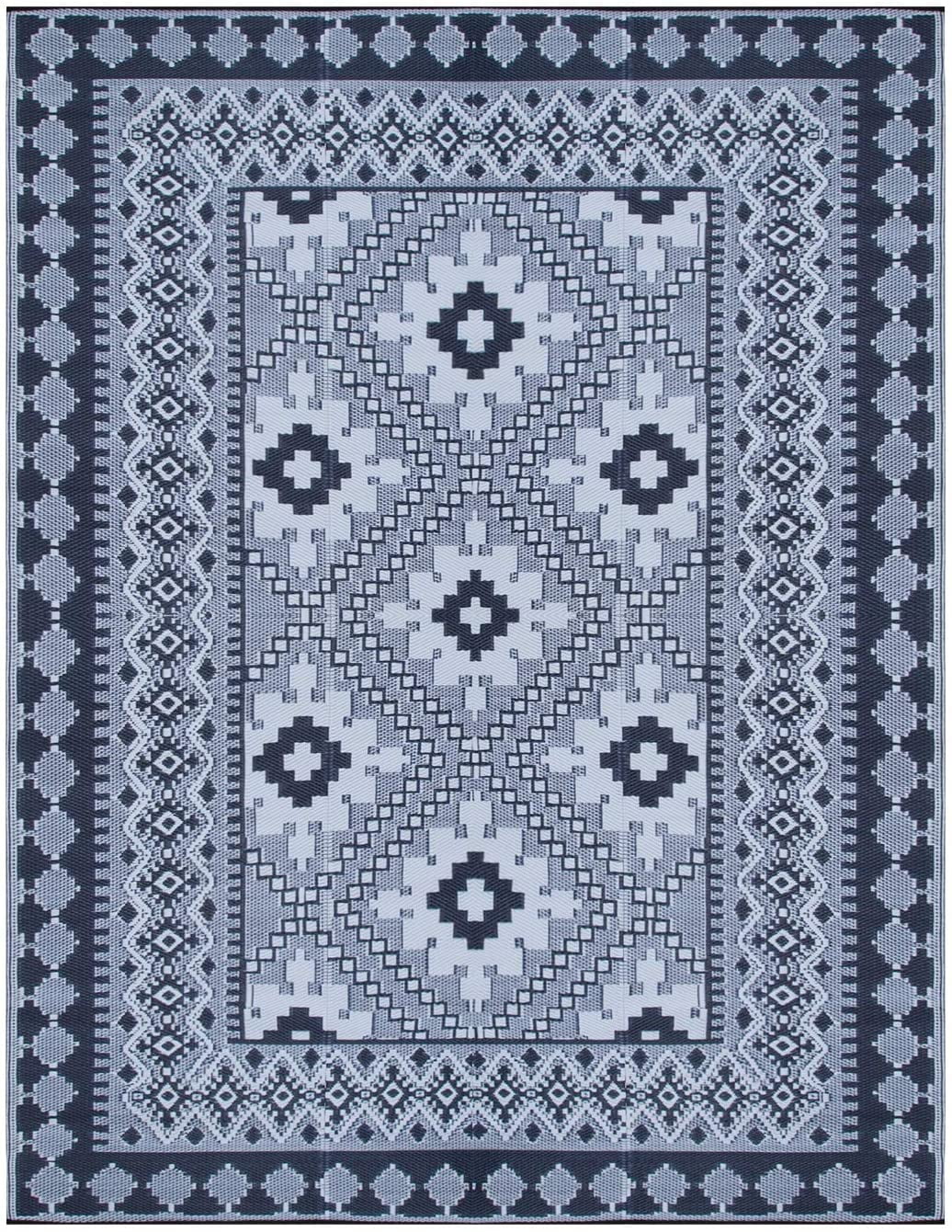 Santex Reversible Outdoor/Indoor Plastic Straw Rugs Waterproof Portable ...