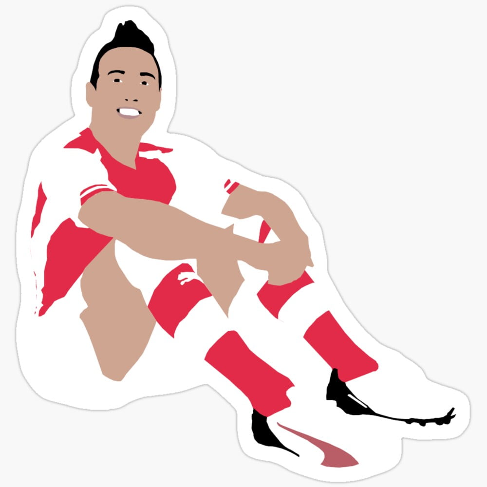 Santi Cazorla Arsenal Â ¤Ï¸ Sticker Phone Decal Water Bottle Stickers ...