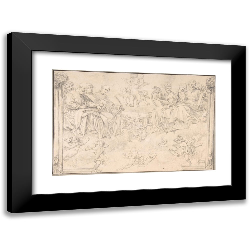 Santi Pacini 24x17 Black Modern Framed Museum Art Print Titled ...