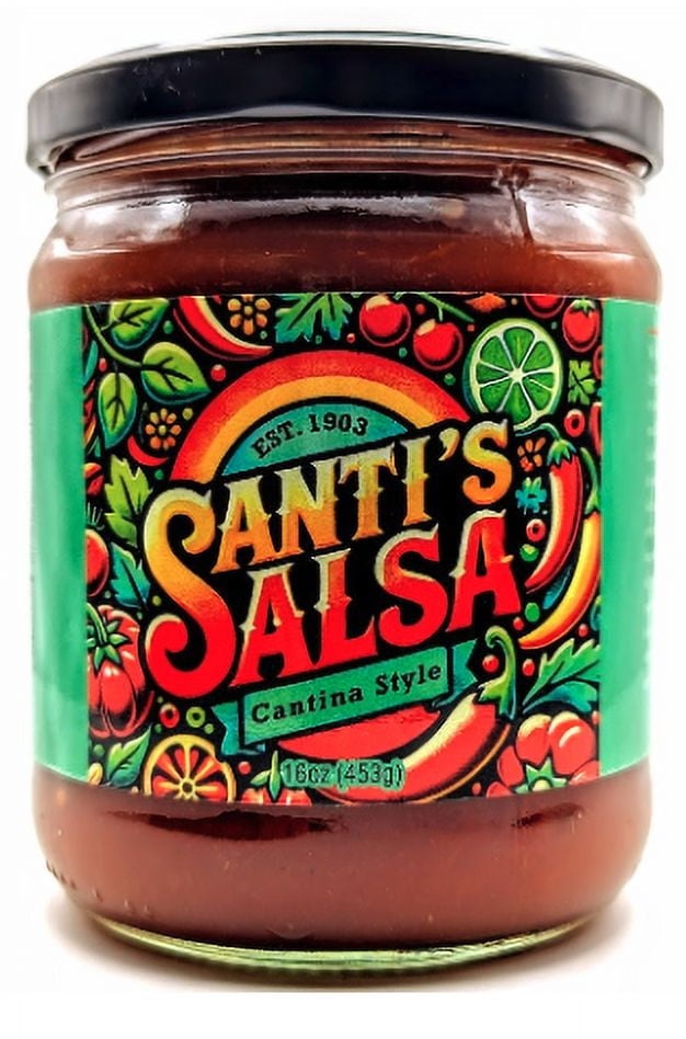Santi’s Cantina Style Salsa - Authentic Mexican Recipe, 16oz - Walmart.com