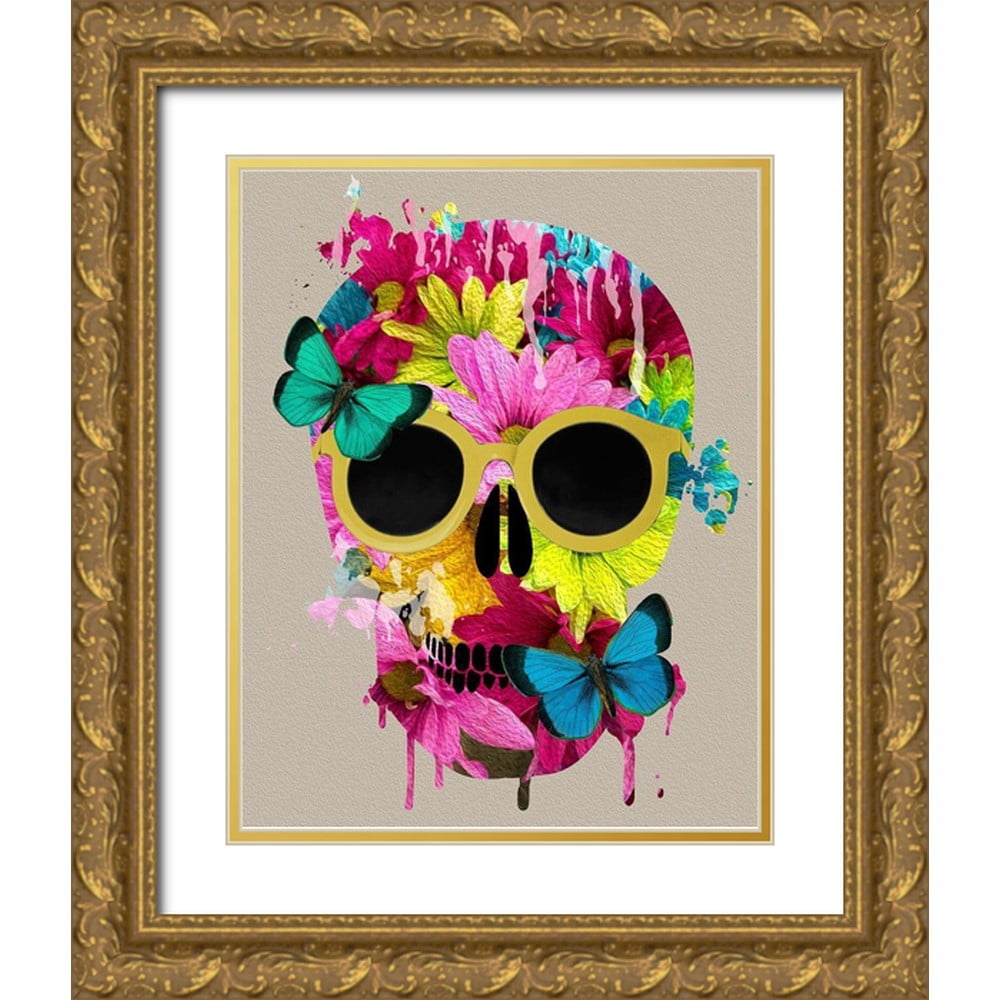 Santiago, Daniela 12x14 Gold Ornate Wood Framed with Double Matting ...