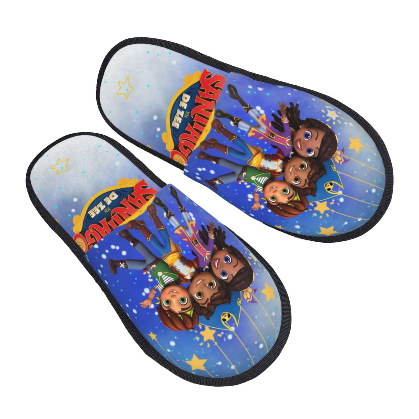 Santiago Of The Seas Furry Slippers For Men Women Fuzzy House Slippers ...