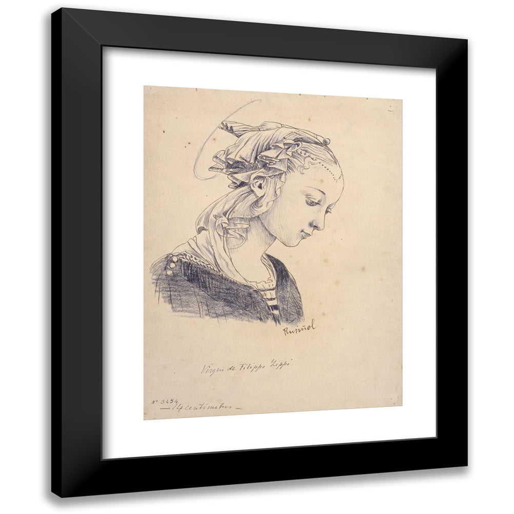 Santiago Rusiñol 12x14 Black Modern Framed Museum Art Print Titled ...