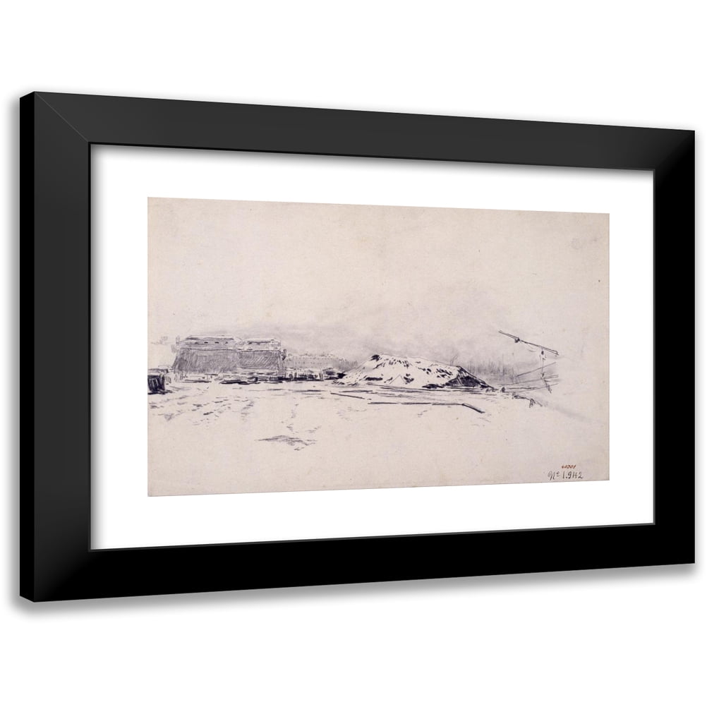 Santiago Rusiñol 14x11 Black Modern Framed Museum Art Print Titled ...