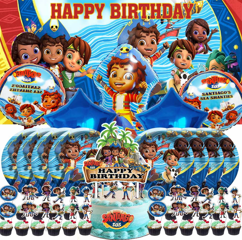 Santiago of the Sea Party Supplies Plates Decorations Birthday Cake ...