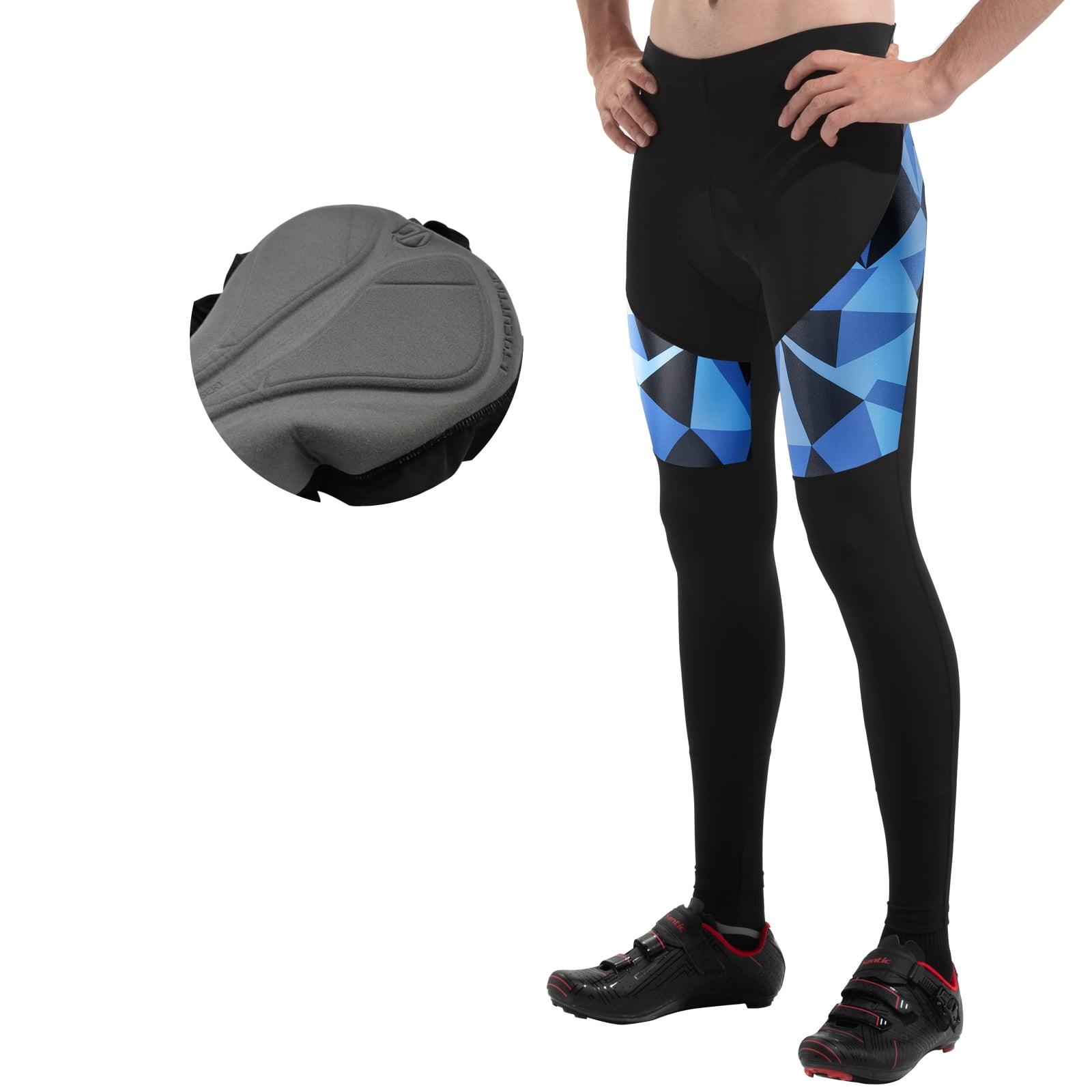 Santic Men's Cycling Pants Padded Road Bicycle Wear MTB Leggings ...